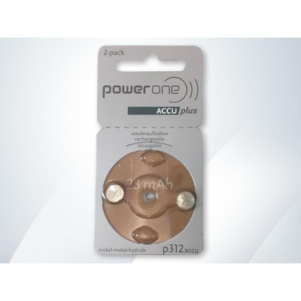 Powerone 312 Rechargeable Batteries - Expert Audiometry Clinic Auckland - Acoustix Hearing